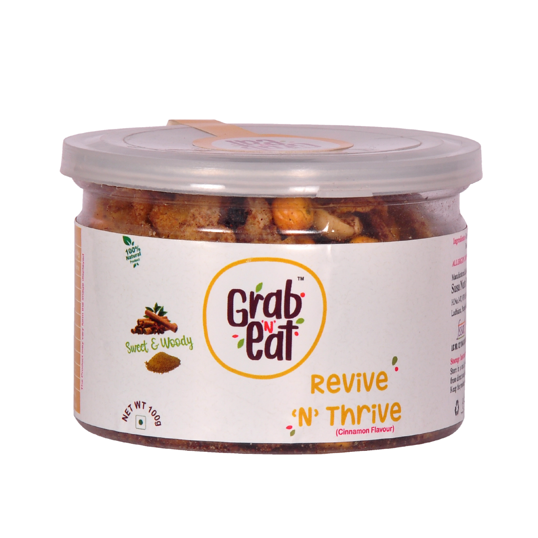Revive 'N' Thrive Snack Mix | Sweet Cinnamon Flavour | 100% Natural ...
